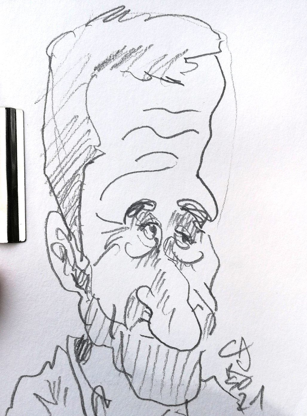 Distanciations - CARICATURE - Simon Caruso